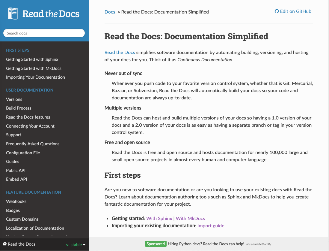 New Ad Format Coming to Read the Docs Community Sites — Read the Docs Blog